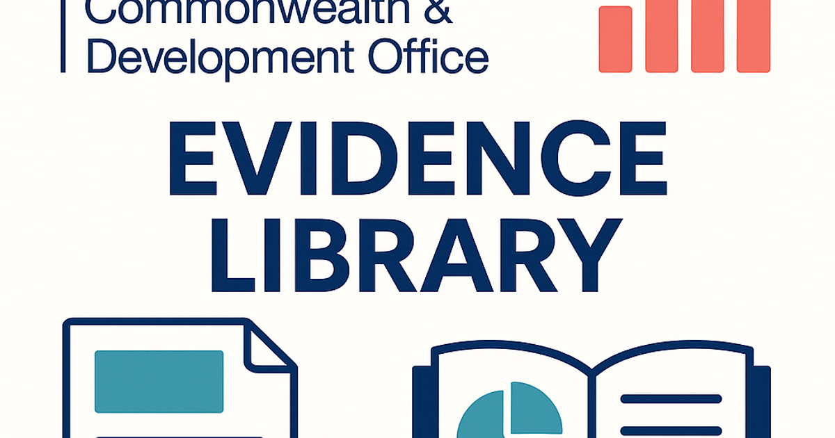 Evidence Library for the FCDO Evidence Fund - Open Development & Education